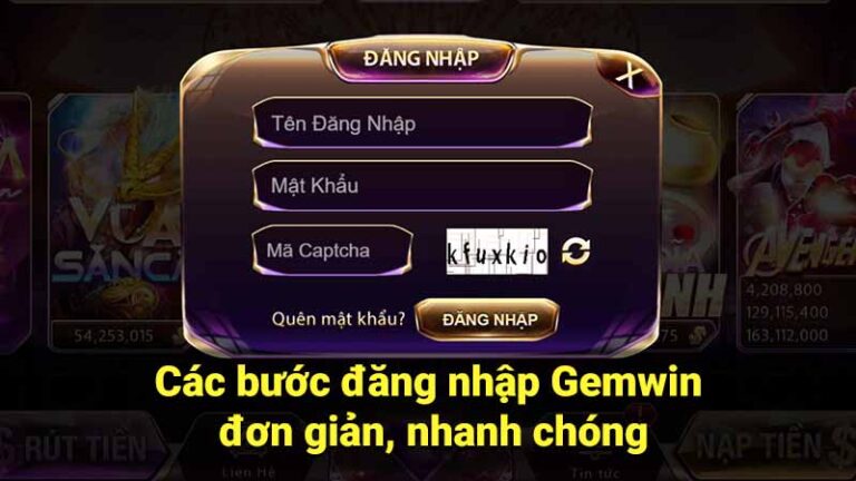 Đăng nhập Gemwin - Hướng dẫn chi tiết và đầy đủ